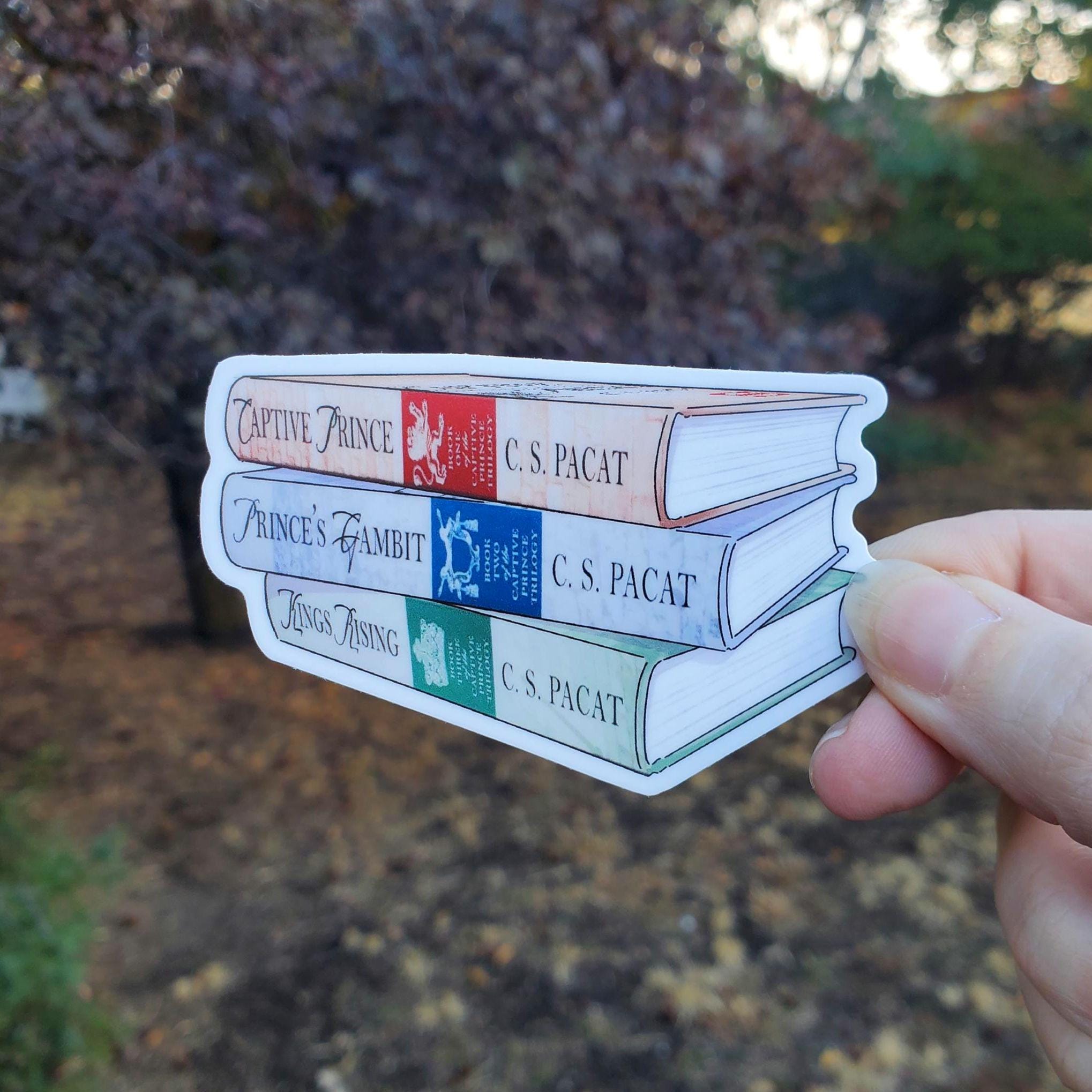 Captive Prince Book Series by CS Pacat Book Stack Sticker - Etsy