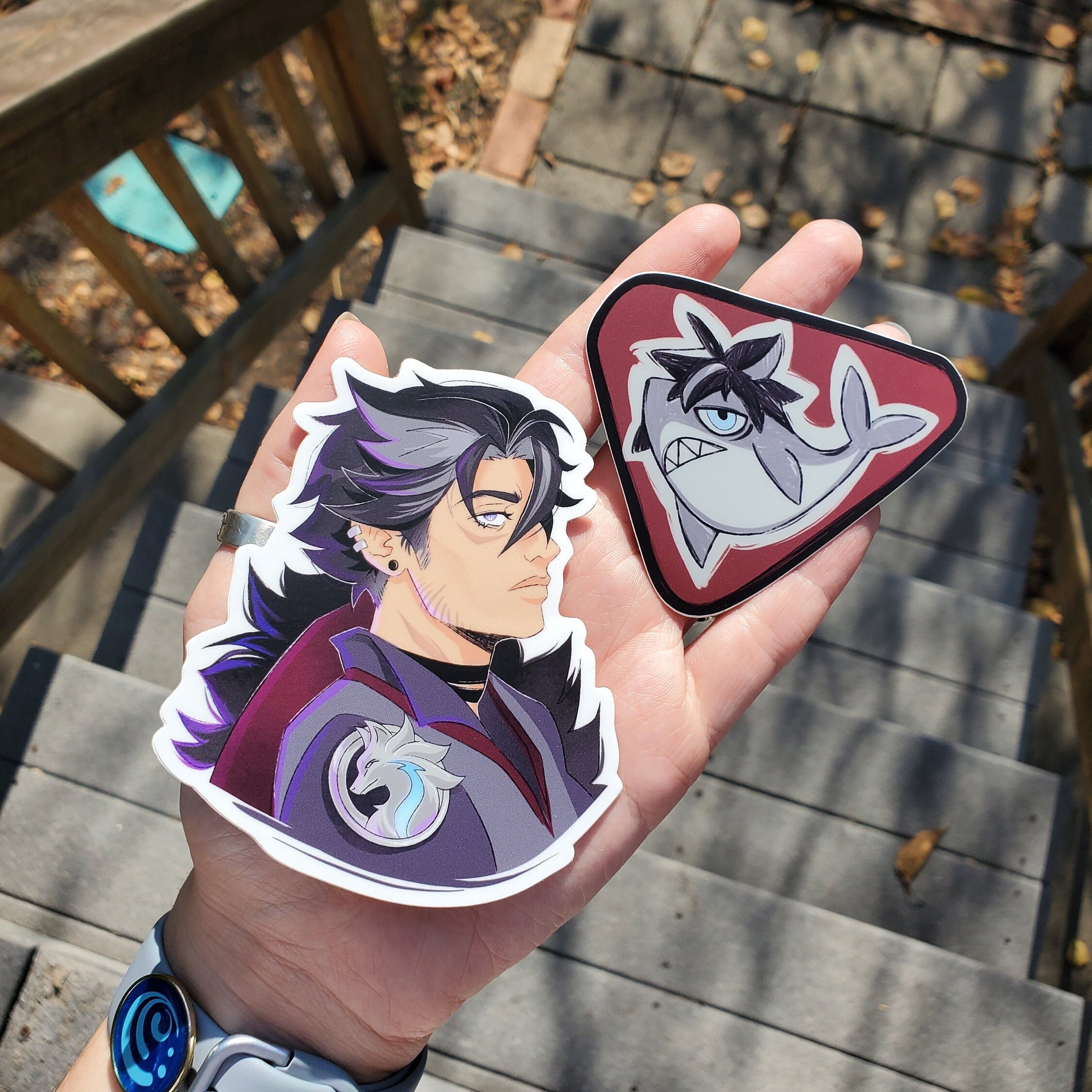 Wriothesley Genshin Impact Vinyl Sticker - Etsy