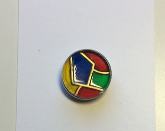 Stained Glass Button - Etsy