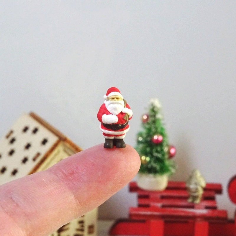 Miniature Santa - Etsy