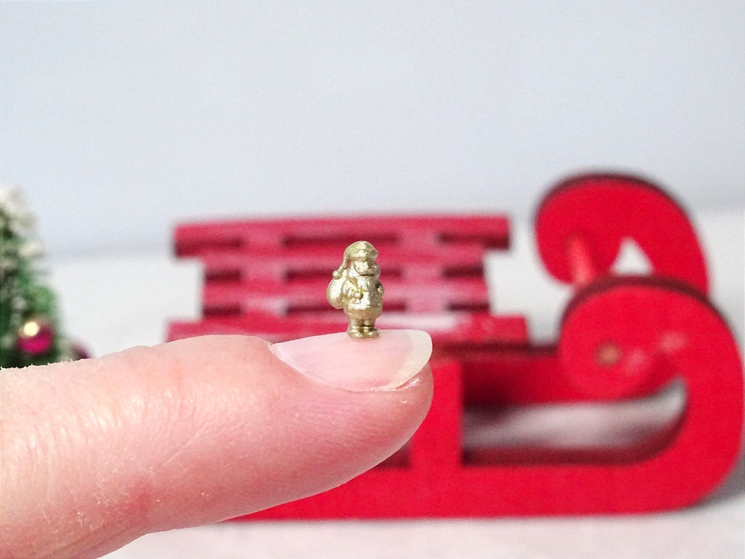 Miniature Santa Claus Miniature Santa Mini Santa Tiny Santa - Etsy