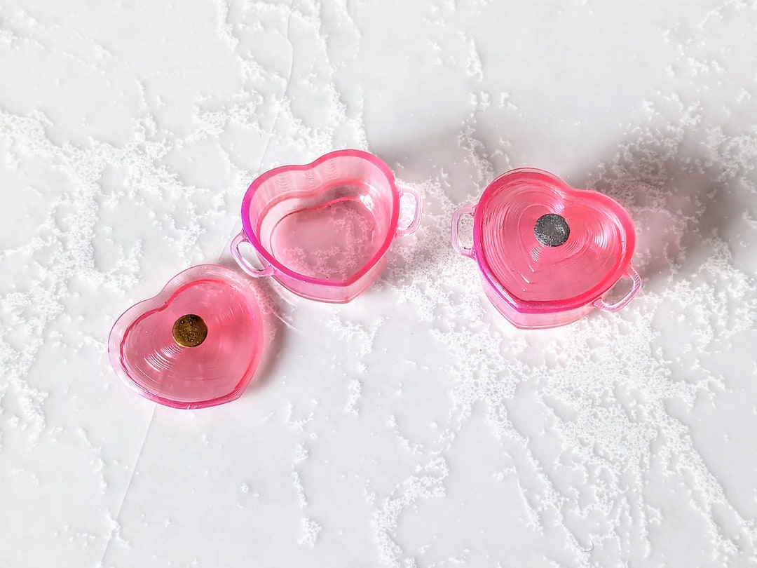 1:12 Scale Dollhouse Miniature Heart Casserole, Miniature Heart Shape ...