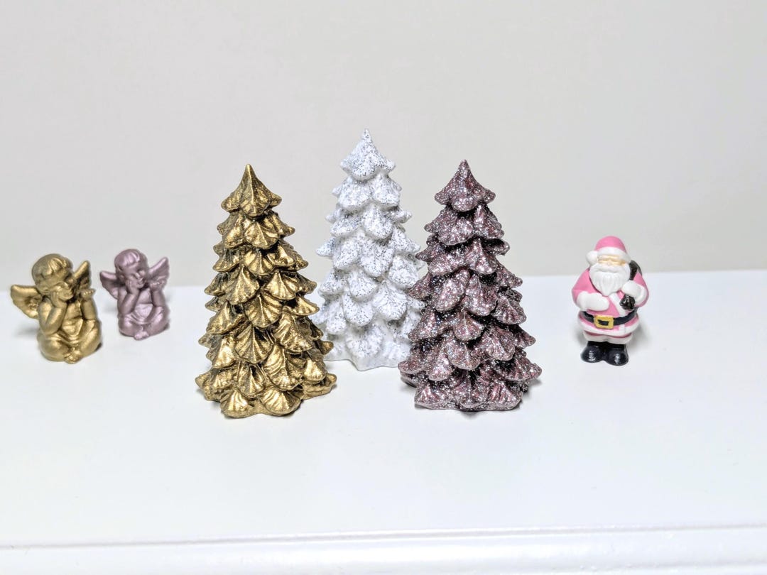 1:12 Dollhouse Miniature 3 Big Christmas Trees, Miniature Christmas ...