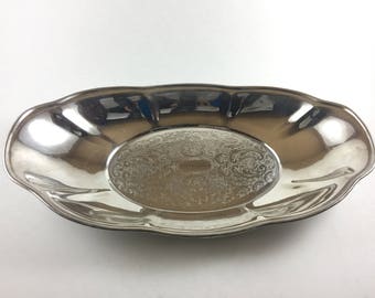 Silver platter | Etsy