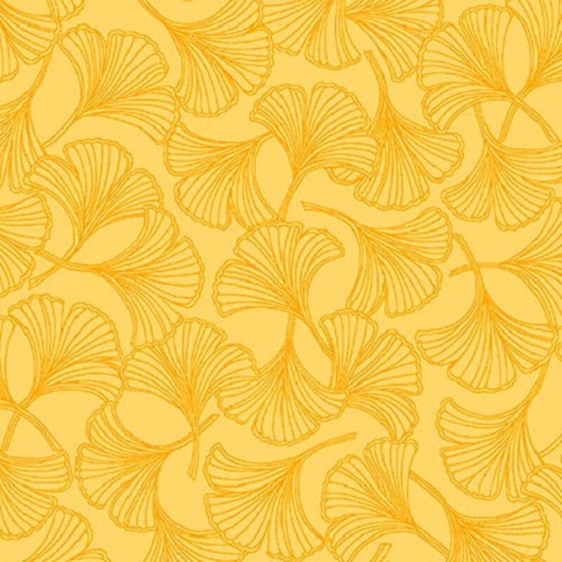 Ginkgo Leaf Fabric - Etsy