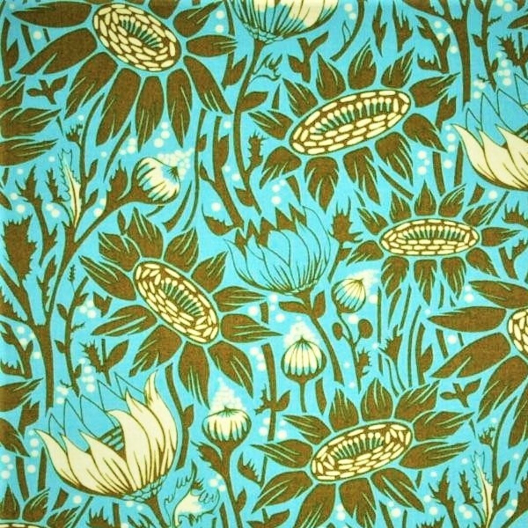OOP Anna Maria Horner Lou Lou Thi Coreopsis AH43 Moss, Cotton Fabric - Etsy