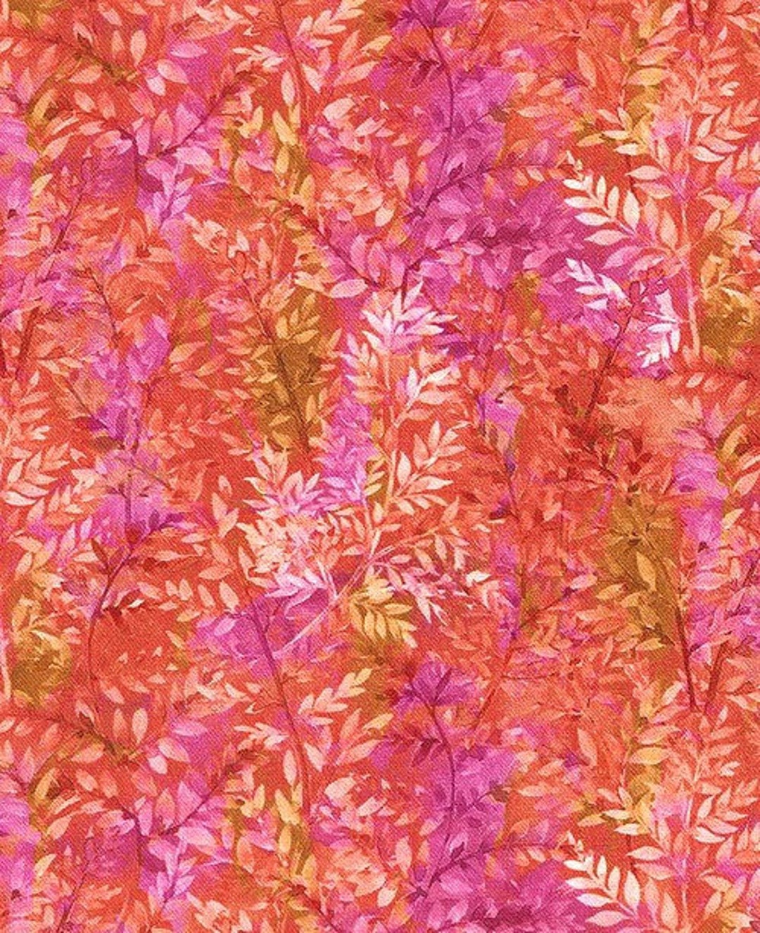 Oasis Fabrics Mystic Mixers - Magic Forest - Watermelon Red 1/2 Yard - Etsy