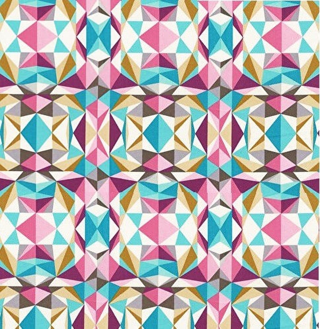 OOP Modernist by Joel Dewberry Prismatic Pink, Cotton Quilting Fabric ...