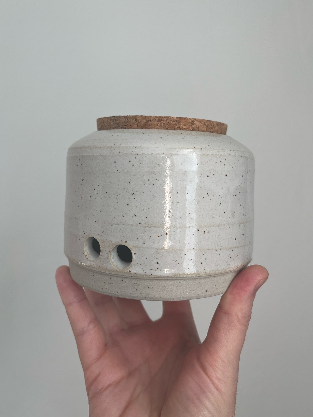 Garlic Keeper Ceramic Storage Container, Handmade for the Kitchen - Etsy