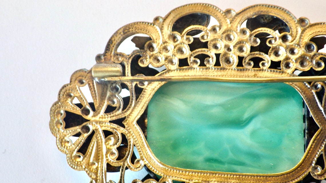 Desirable Max Neiger Egyptian Revival Brooch Art Deco Peking | Etsy