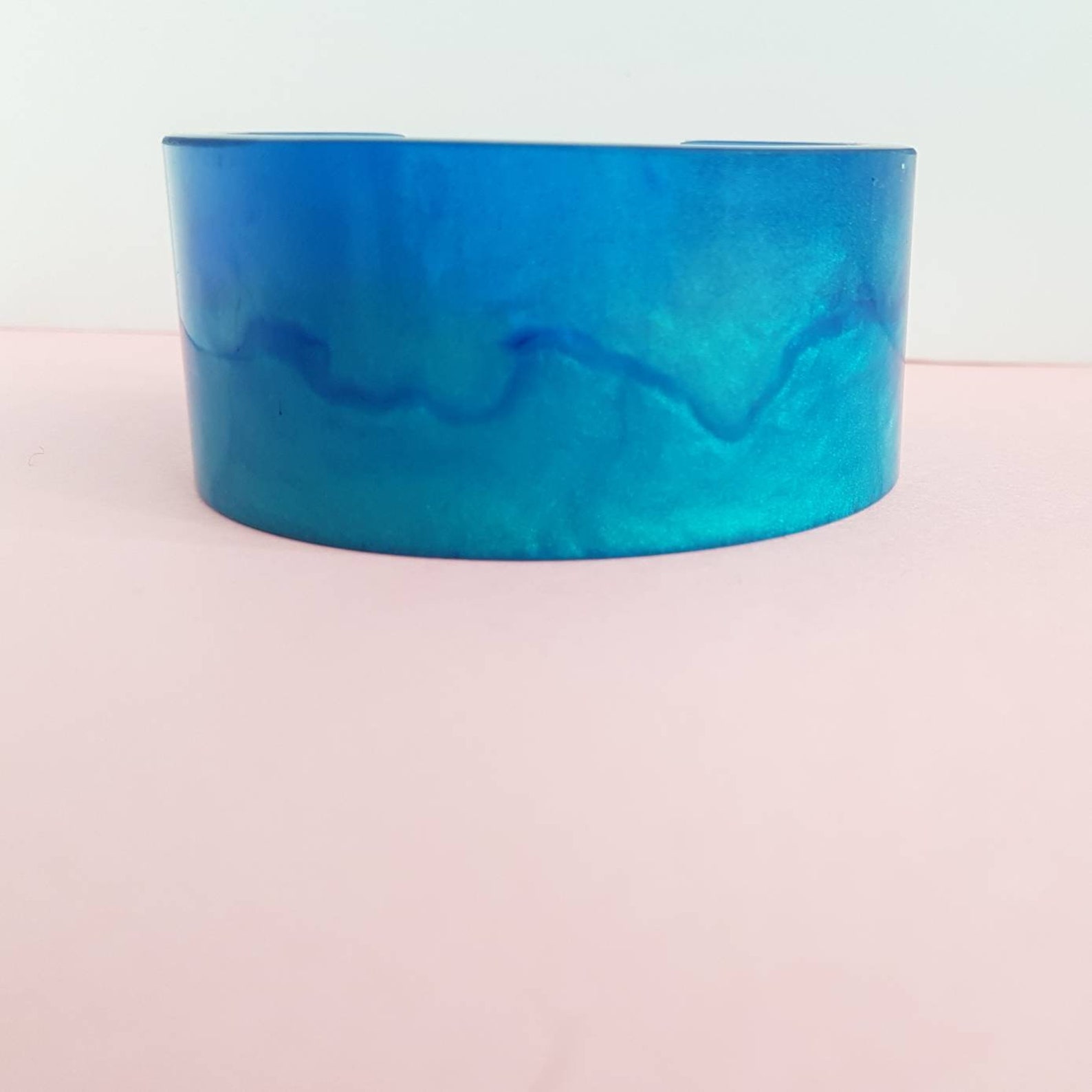 Open Cuff Resin Bracelet / Bangle - Etsy