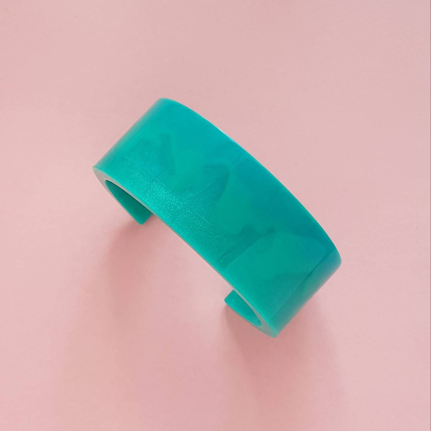 Open Cuff Resin Bracelet / Bangle - Etsy