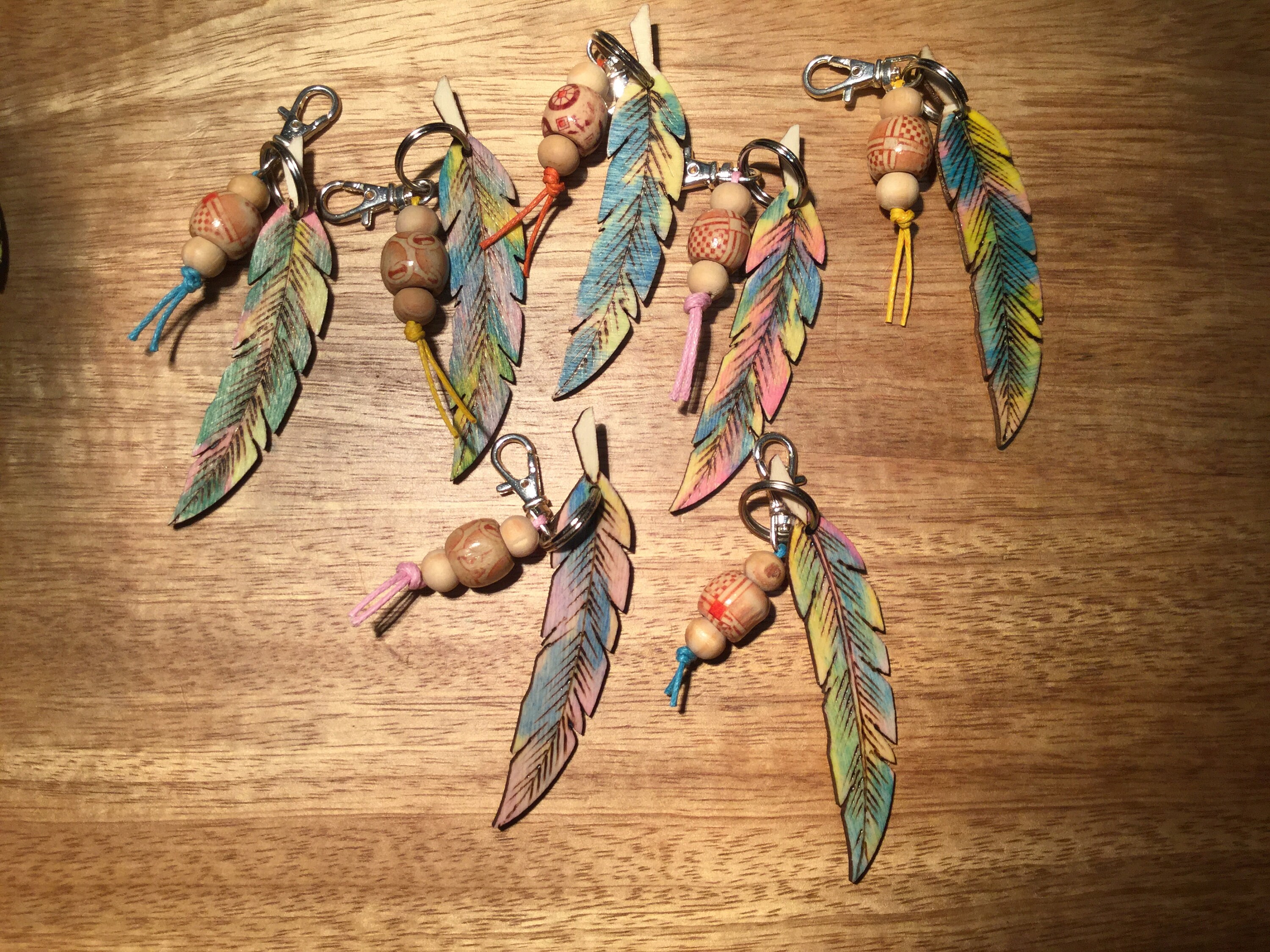 Pyrography Wooden Handbag Charms/key-rings - Etsy UK