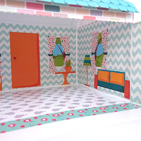 Paper Dollhouse Kit - Etsy