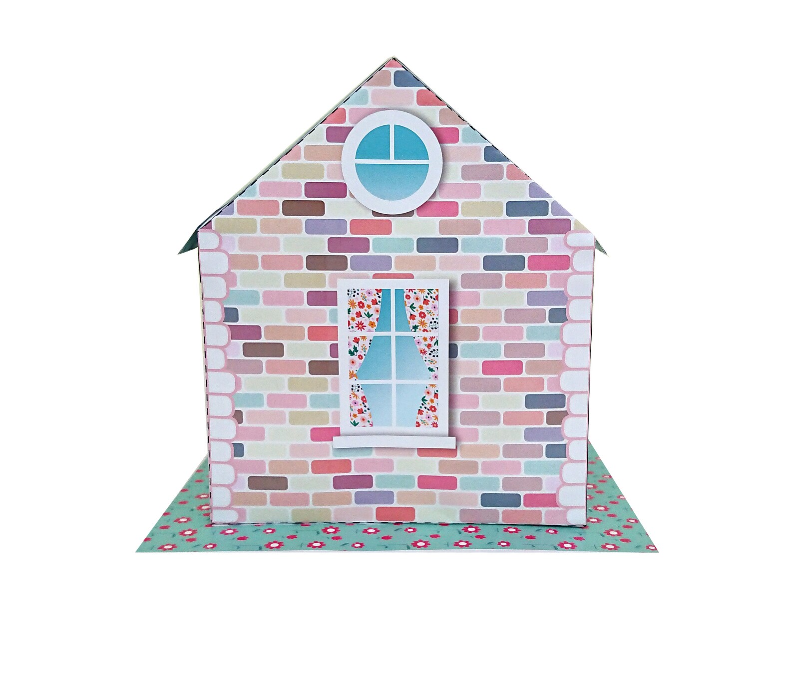 Printable Paper Dollhouse 3D Paper Toy With Interior, Paper Kid Craft ...
