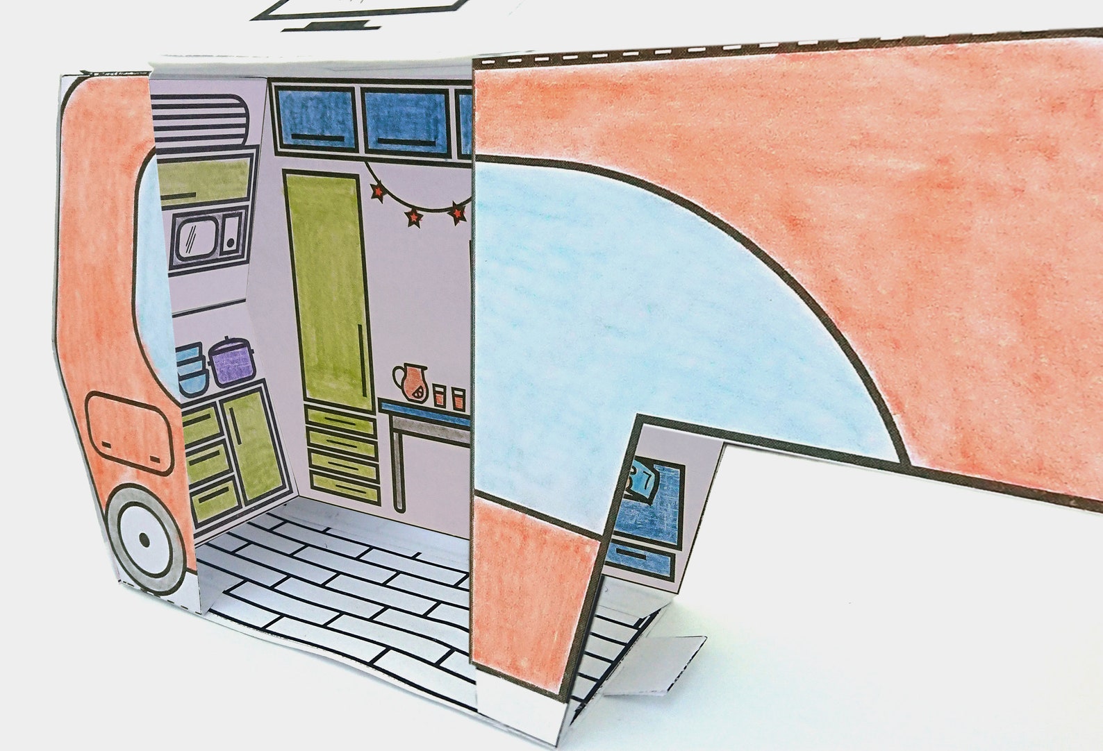 Printable Paper Toy 3d Car Model PDF Paper Craft for Kid - Etsy Australia