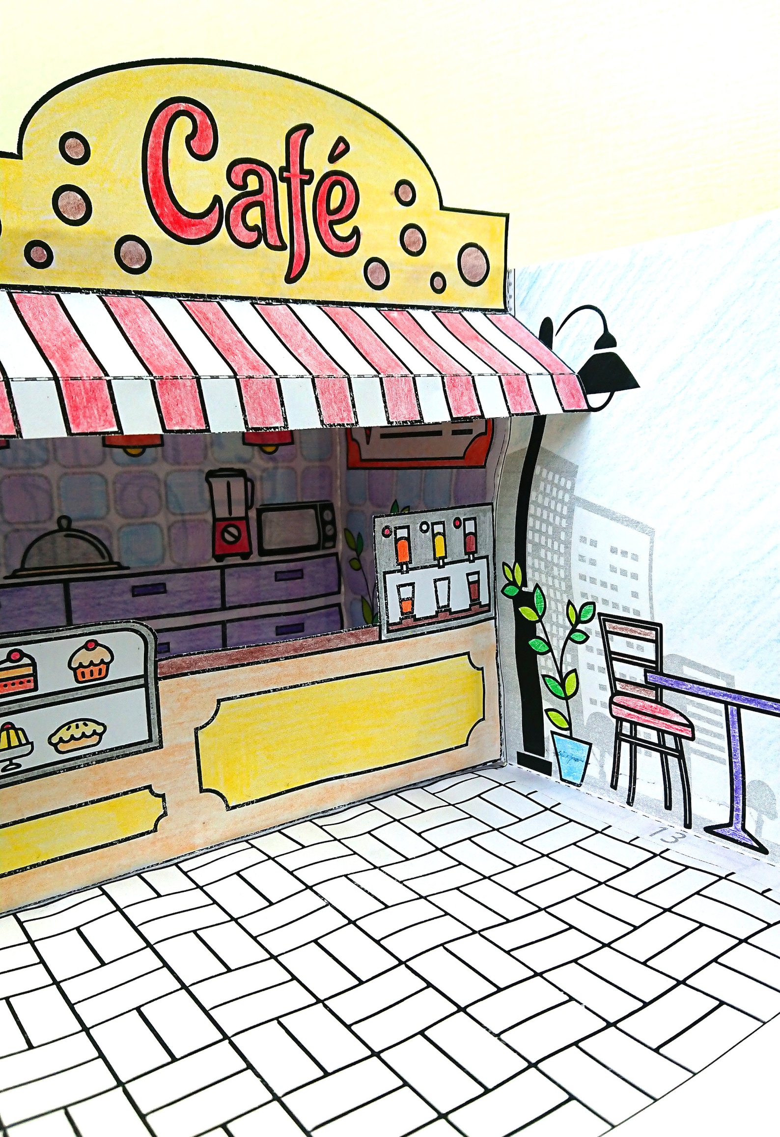 NEW Printable Kit for Paper Cafe Toy coloring Pages Paper - Etsy Australia