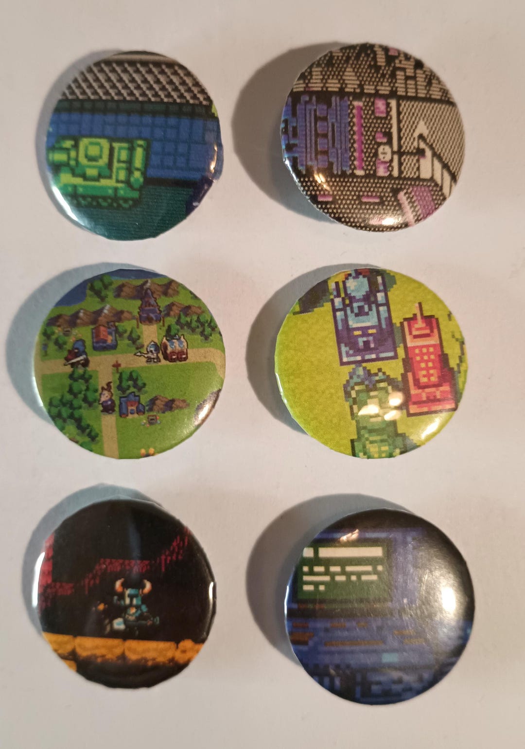 Pixel Gaming Collector's 1 Inch Pin-back Button (6) - Etsy