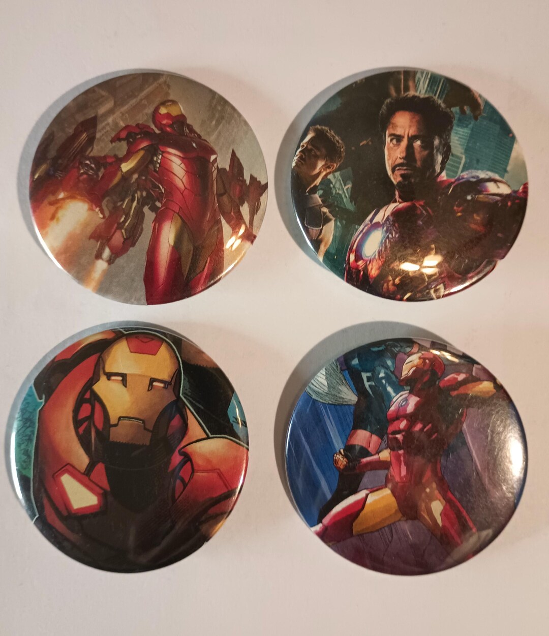 Iron Man Collector's 2 Inch Pin-back Button (4) - Etsy