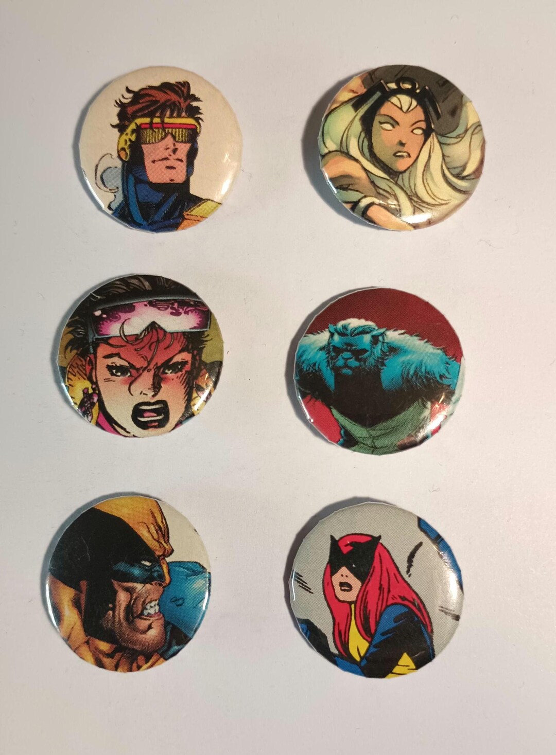 X-men Collector's 1 Inch Pin-back Button 6 - Etsy