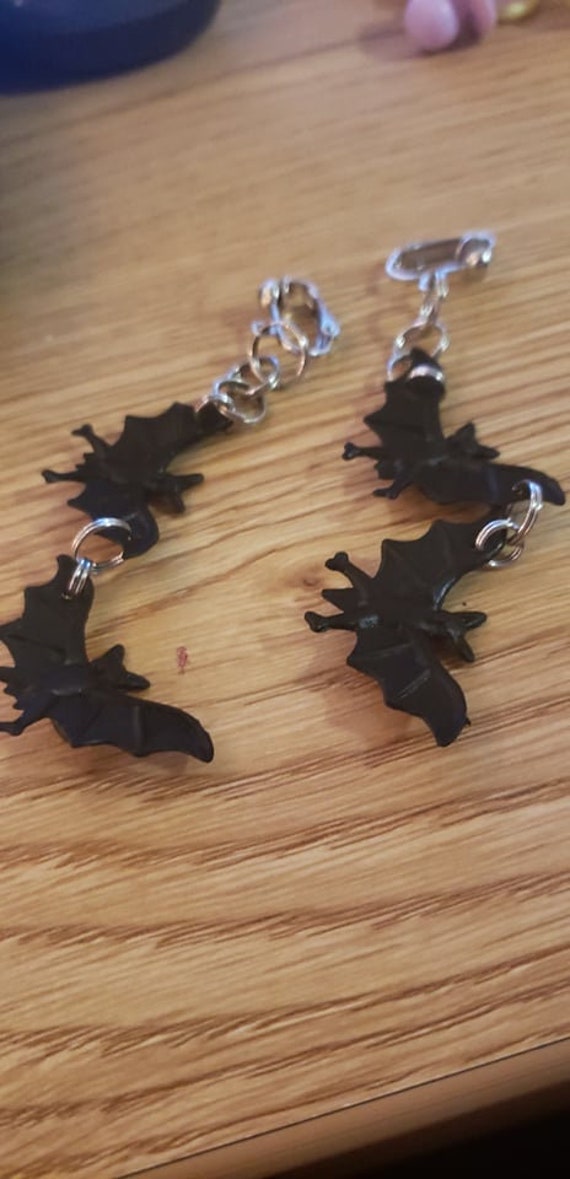 Bat Earrings | Etsy