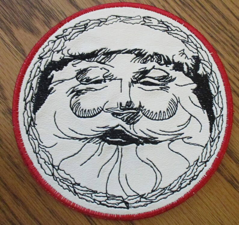 Coasters Machine Embroidered Set of 2 - Etsy