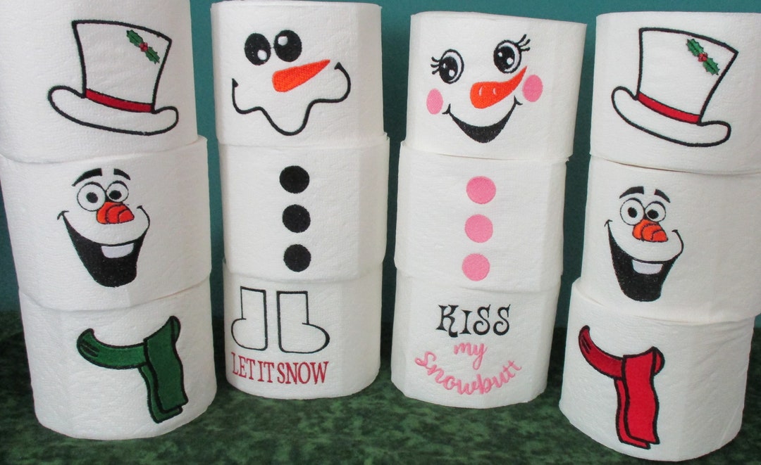Build Your Own Toilet Paper Snowman - Etsy