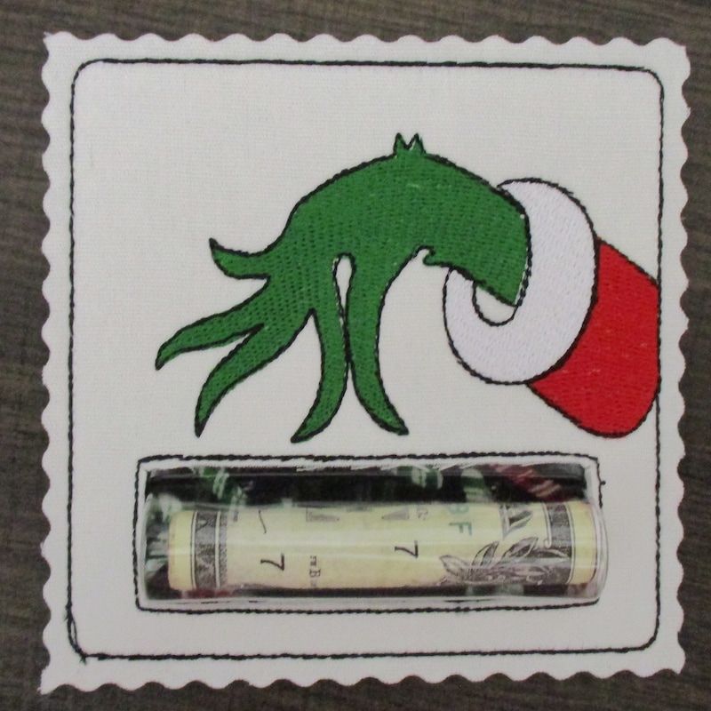 Grinch Money Holder - Etsy