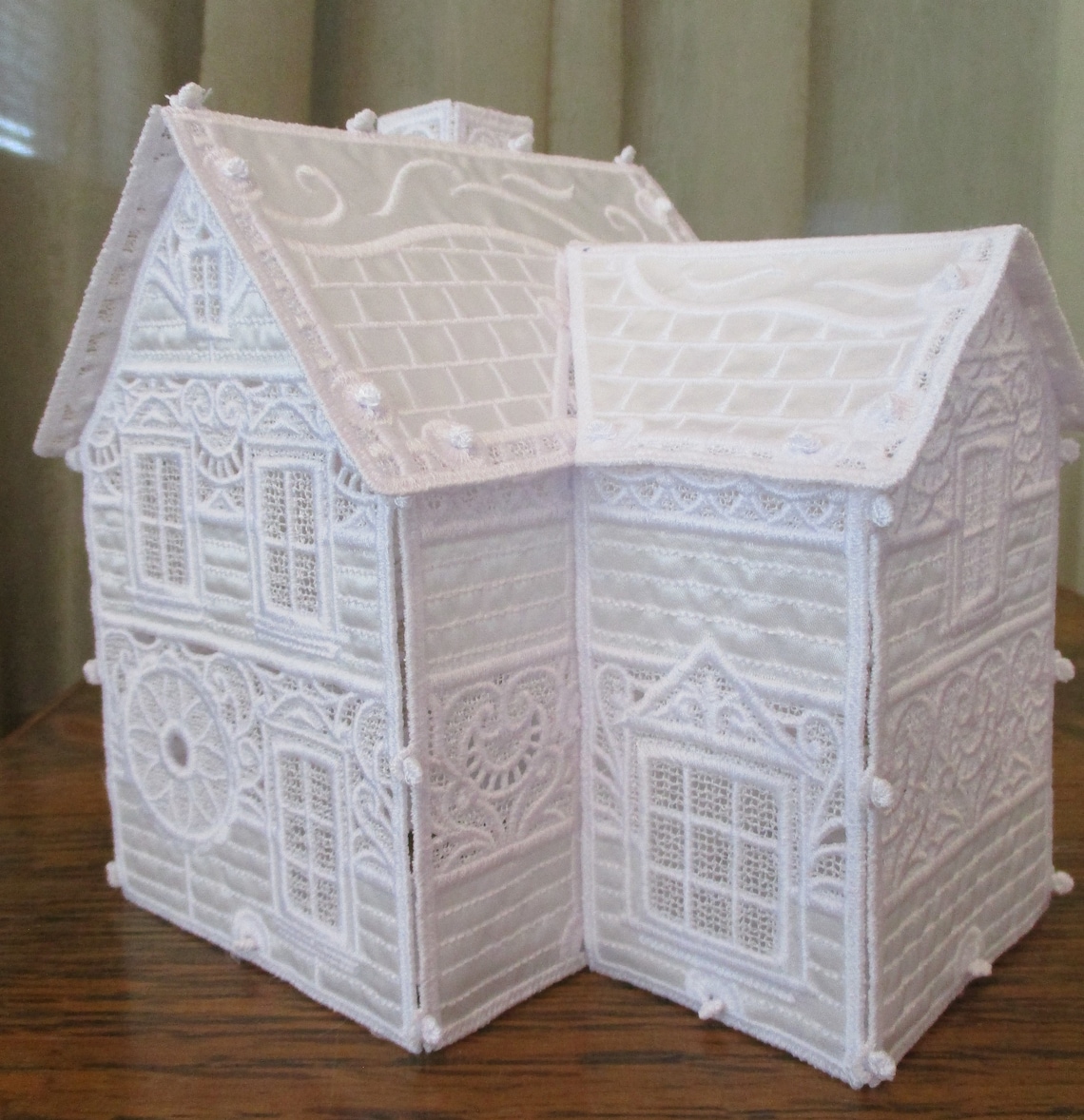 Embroidered Lace Victorian House | Etsy