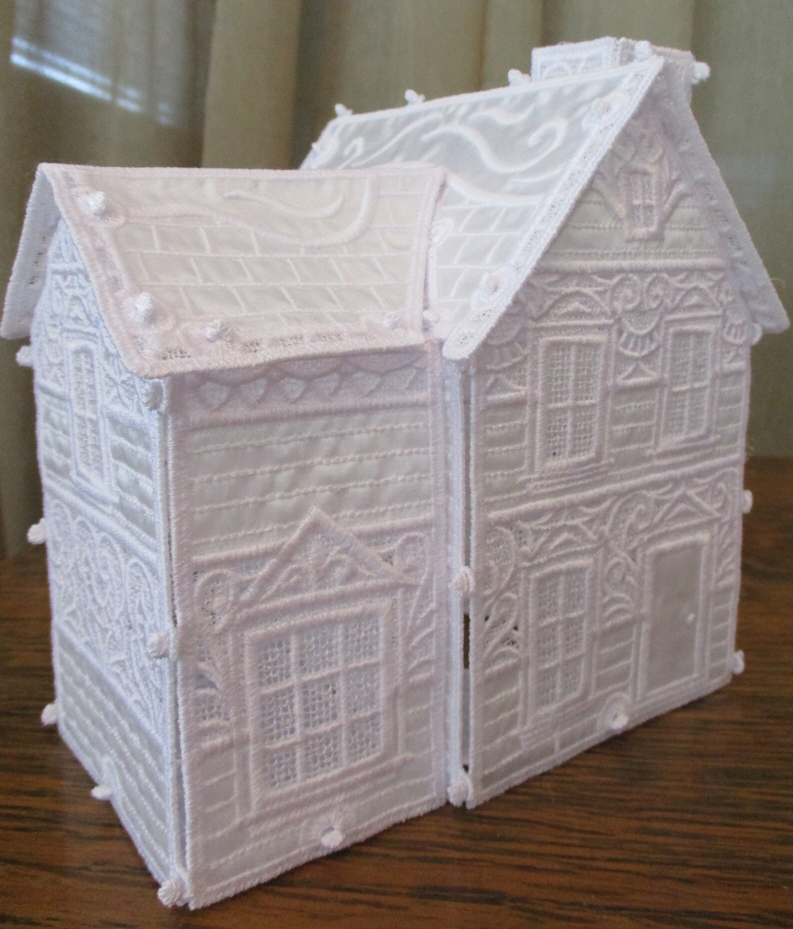 Embroidered Lace Victorian House - Etsy