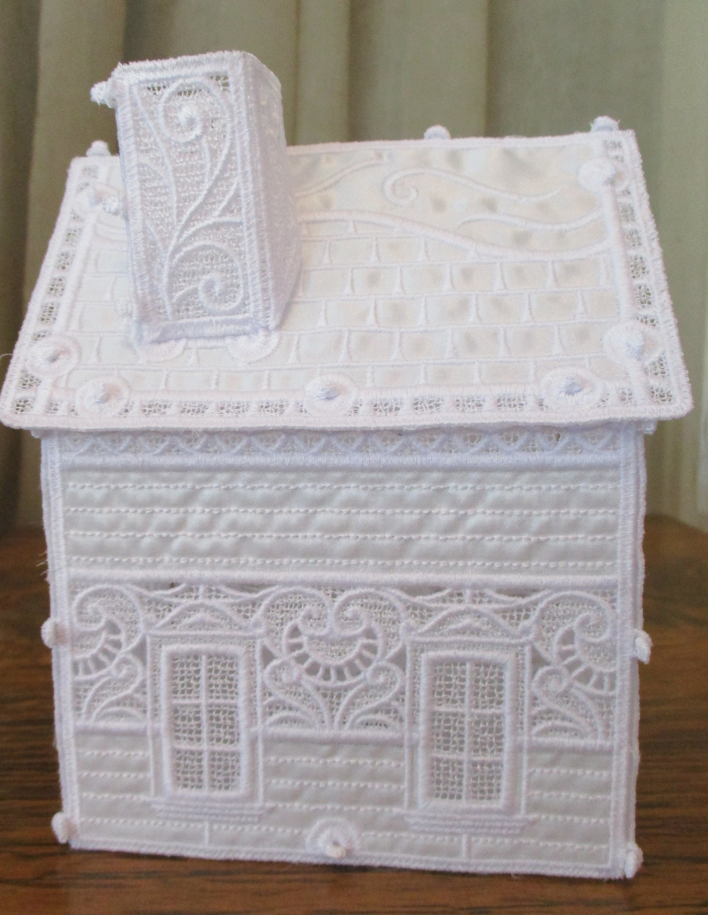 Embroidered Lace Victorian House - Etsy UK