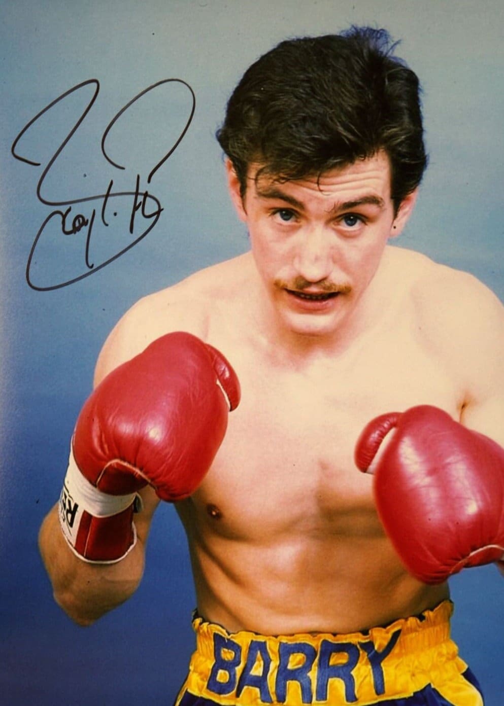 Limited Edition Barry Mcguigan Boxing Signed Photograph CERT PRINTED ...