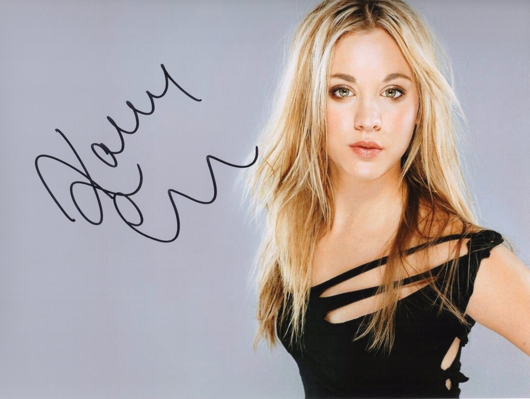 Limited Edition Kaley Cuoco Signed Photograph CERT PRINTED AUTOGRAPH - Etsy