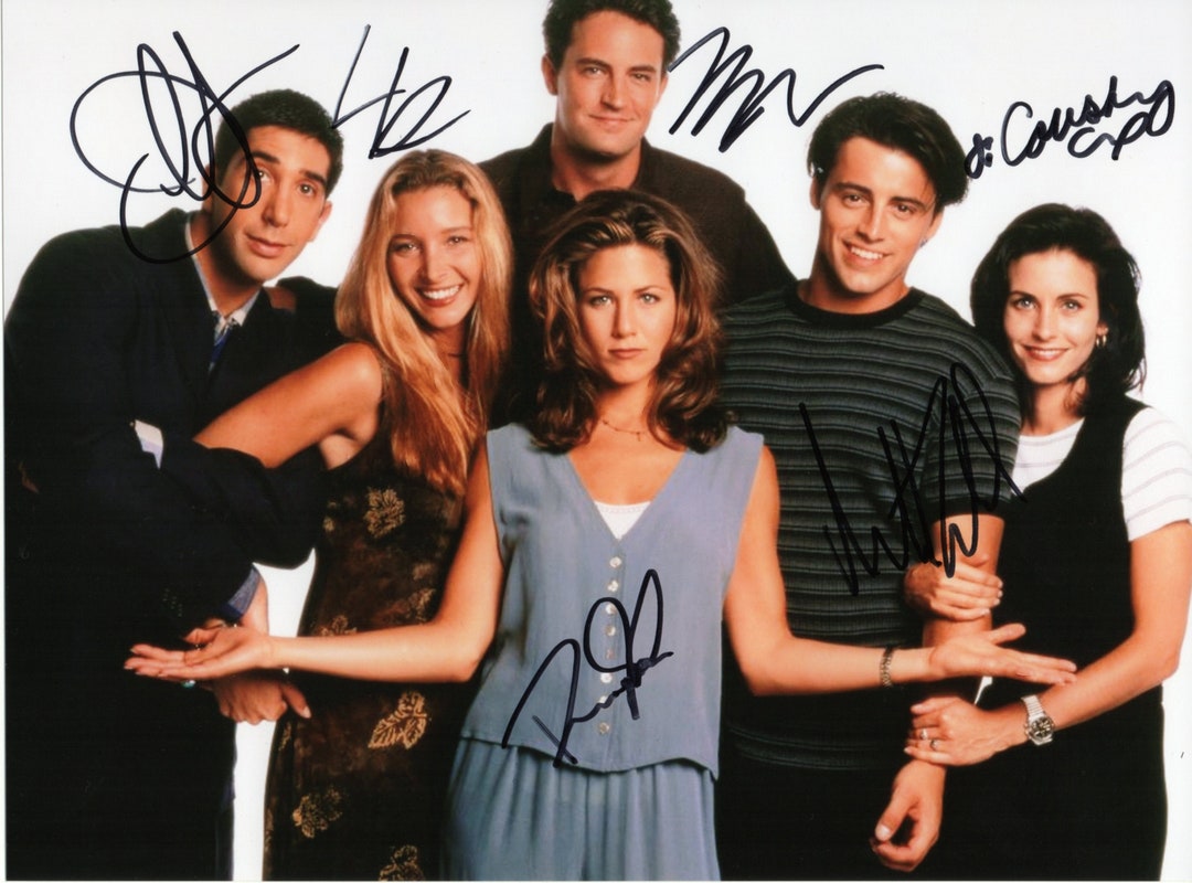 Limited Edition Friends Cast Signed Photograph CERT PRINTED AUTOGRAPH ...
