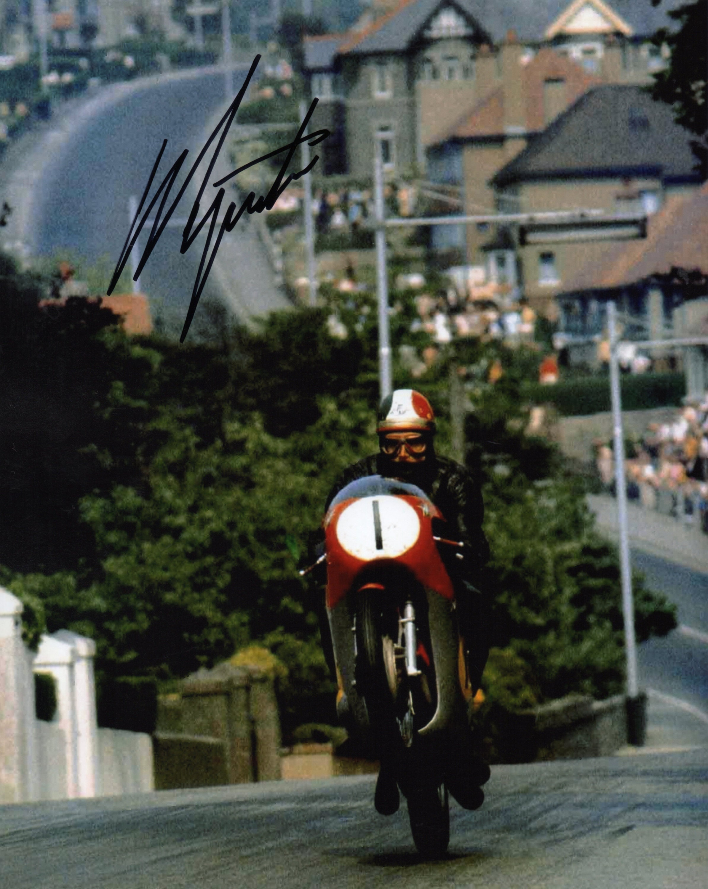 Limited Edition Giacomo Agostini Moto Gp Signed Photograph CERT PRINTED ...