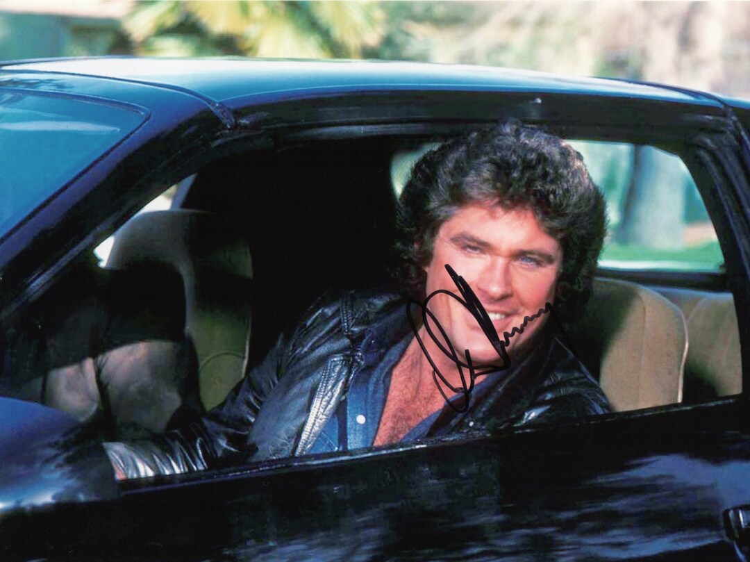 Limited Edition David Hasselhoff Knight Rider Signed Photograph CERT ...