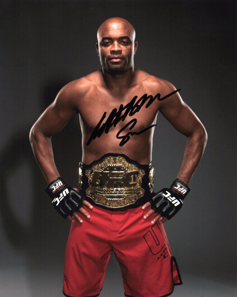 Limited Edition Anderson Silva Ufc Signed Photograph CERT PRINTED ...