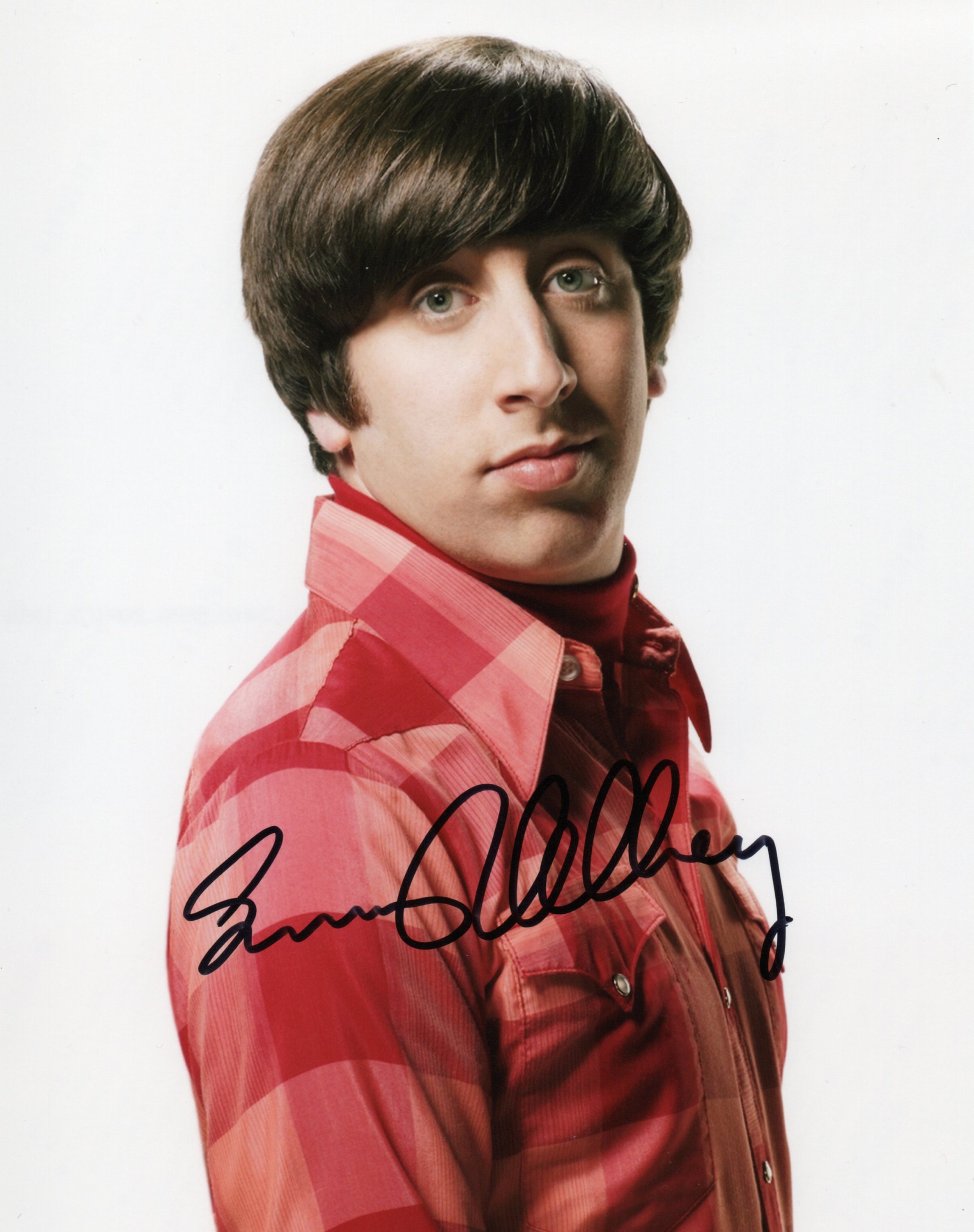 Limited Edition Simon Helberg Big Bang Theory Signed Photograph CERT ...
