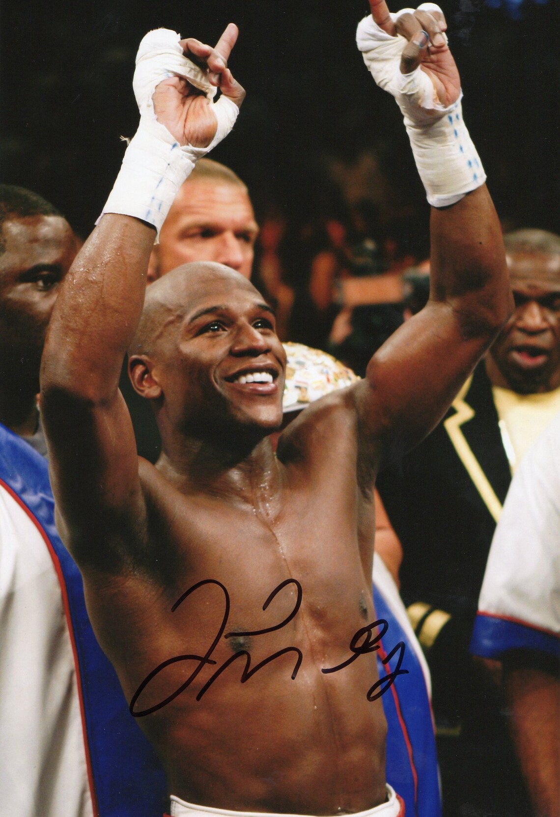 Limited Edition Floyd Mayweather Boxing Signed Photograph CERT PRINTED ...