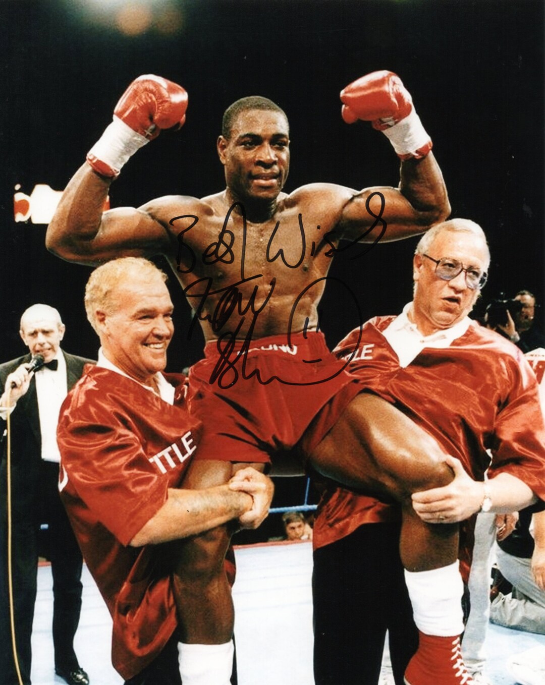 Limited Edition Frank Bruno Boxing Signed Photograph CERT PRINTED ...