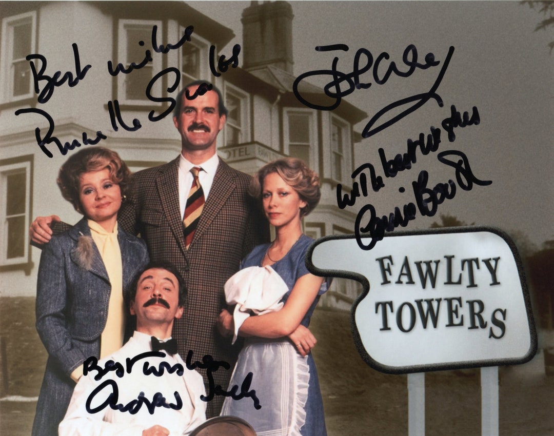Limited Edition Fawlty Towers Cast Signed Photograph CERT PRINTED ...