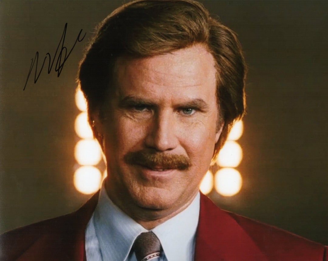Limited Edition Will Ferrell Anchorman Film Signed Photograph CERT ...