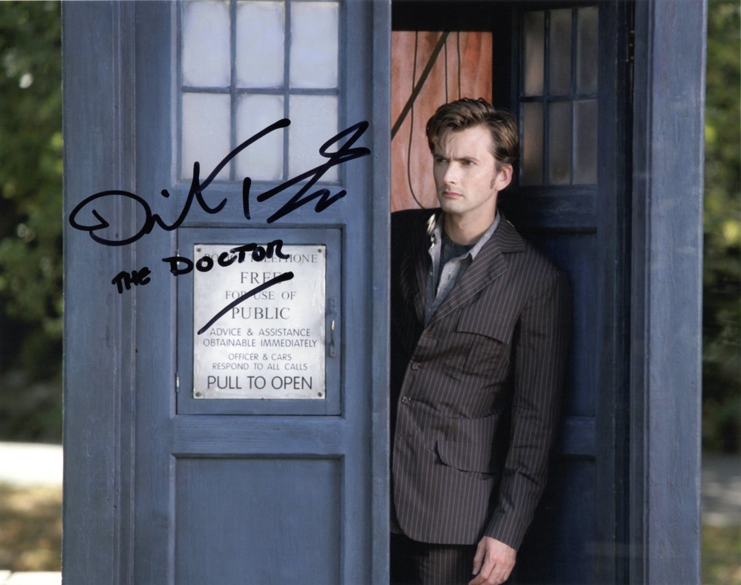 Limited Edition David Tennant Dr Who Signed Photograph CERT PRINTED ...