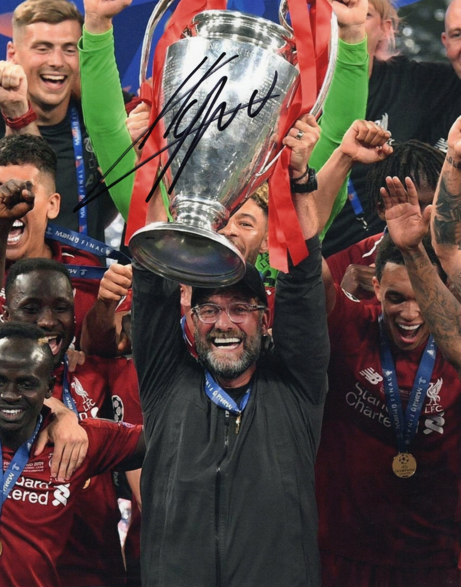 Limited Edition Jurgen Klopp Liverpool Signed Photograph CERT PRINTED ...