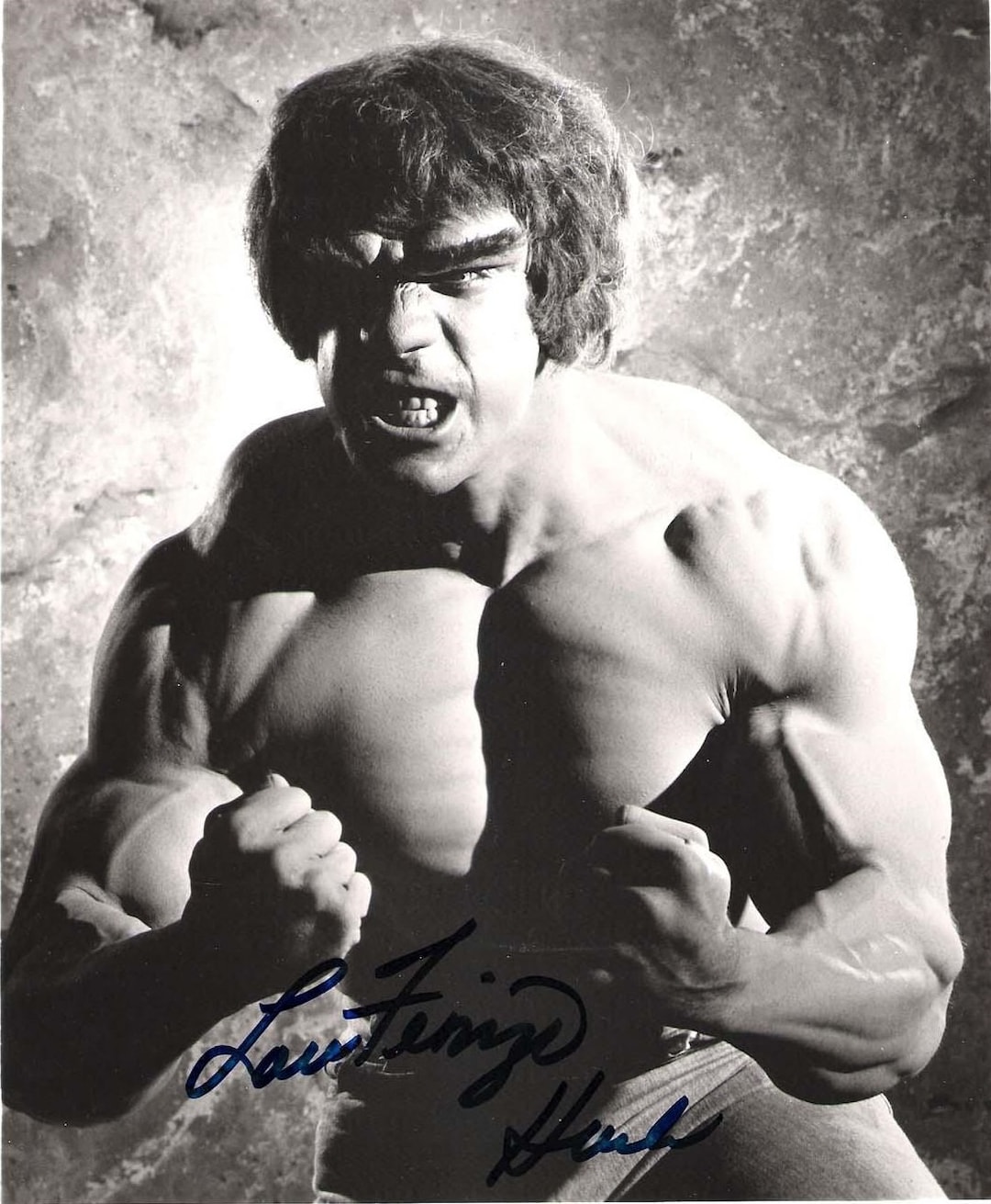 Limited Edition Lou Ferrigno Hulk Signed Photograph CERT PRINTED ...