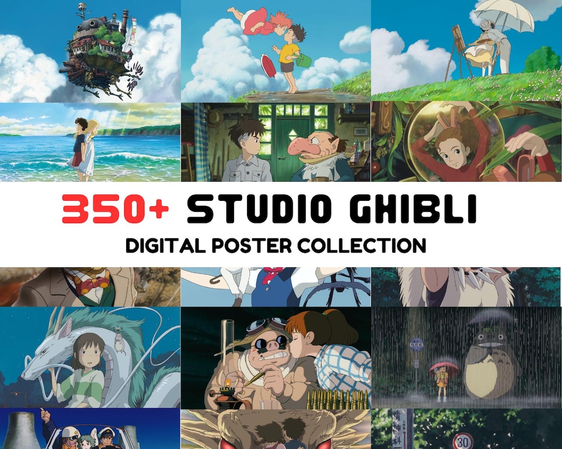 350+ Studio Ghibli Posters | Digital Prints | Ultimate Collection ...