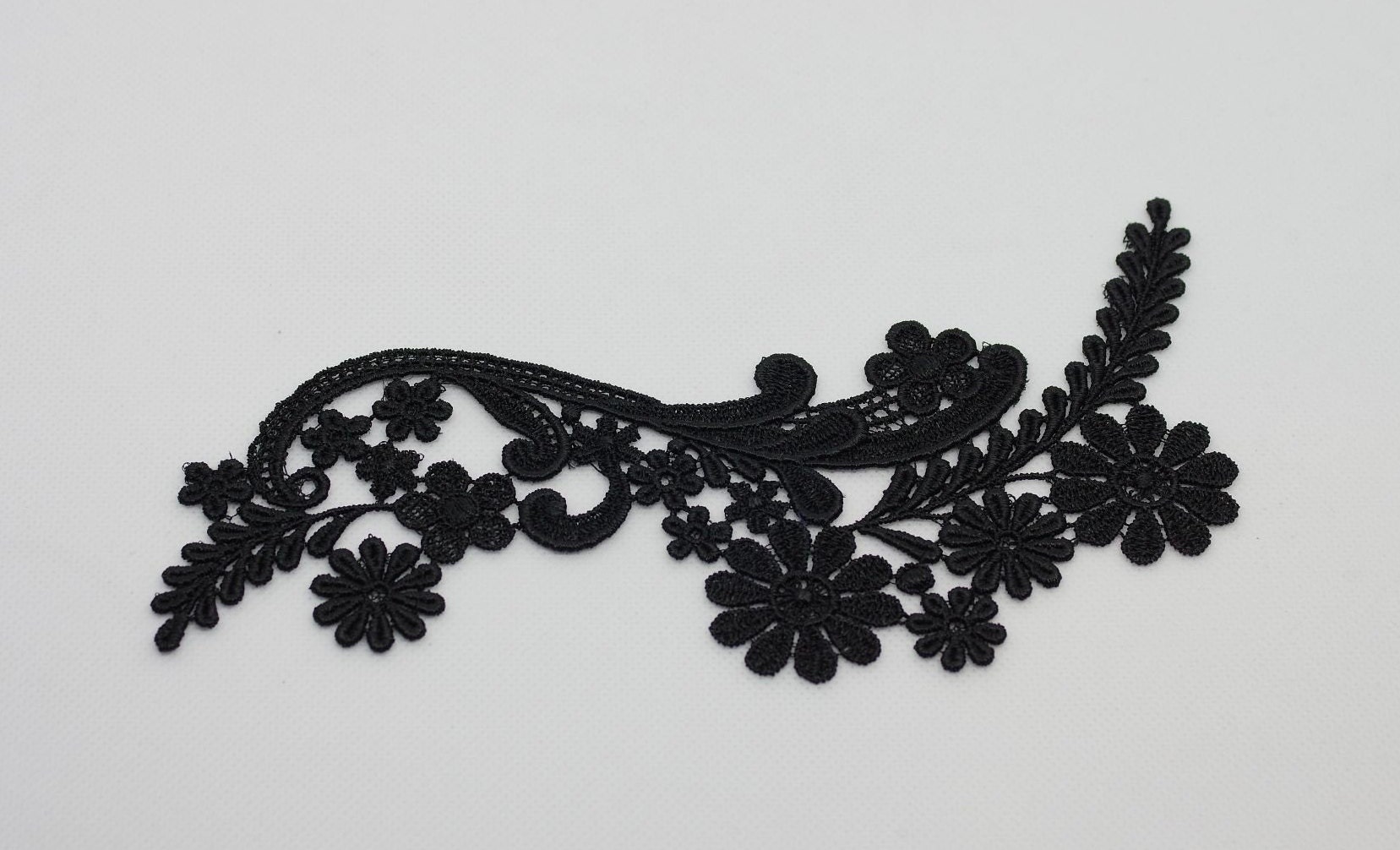Encaje negro, encaje applique, encaje de boda, diseño de joyería ...