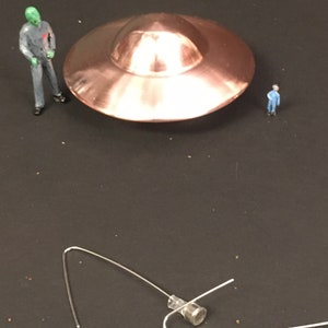 Copper UFO Tree Ornaments With Magnetic Hook | Etsy