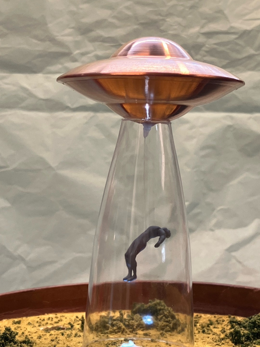 Copper UFO Alien Abduction Kit With 3 1/4” UFO - Etsy