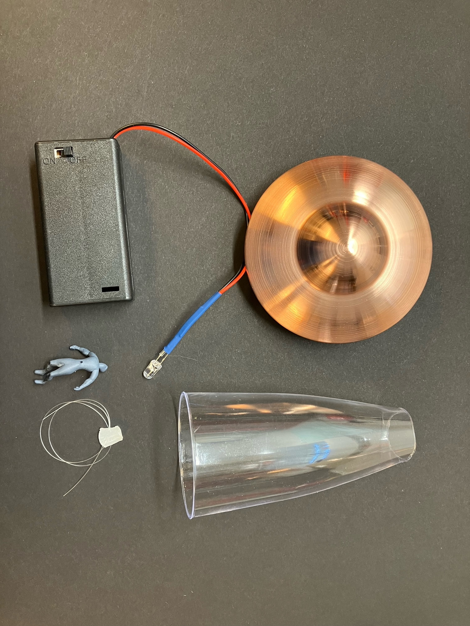 Copper UFO Alien Abduction Kit With 3 1/4 UFO - Etsy